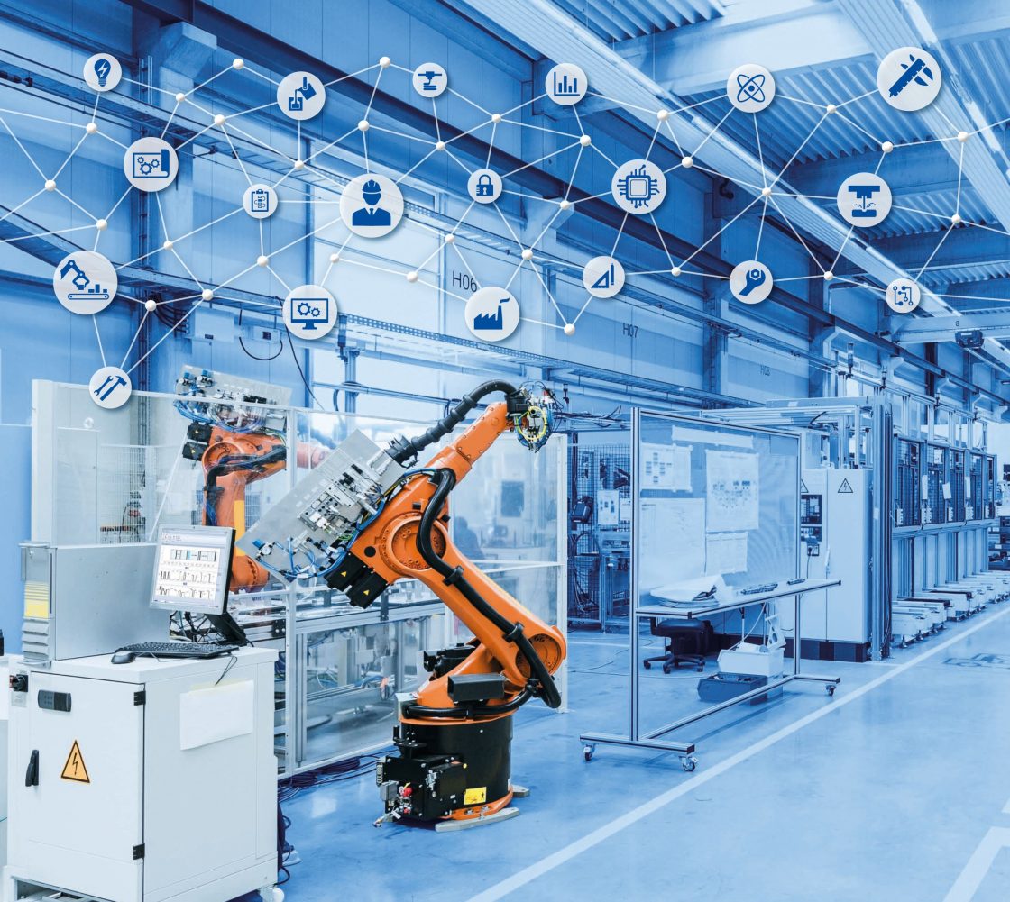 Auf dem Weg zur Smart Factory: das Vier-Stufen-Modell